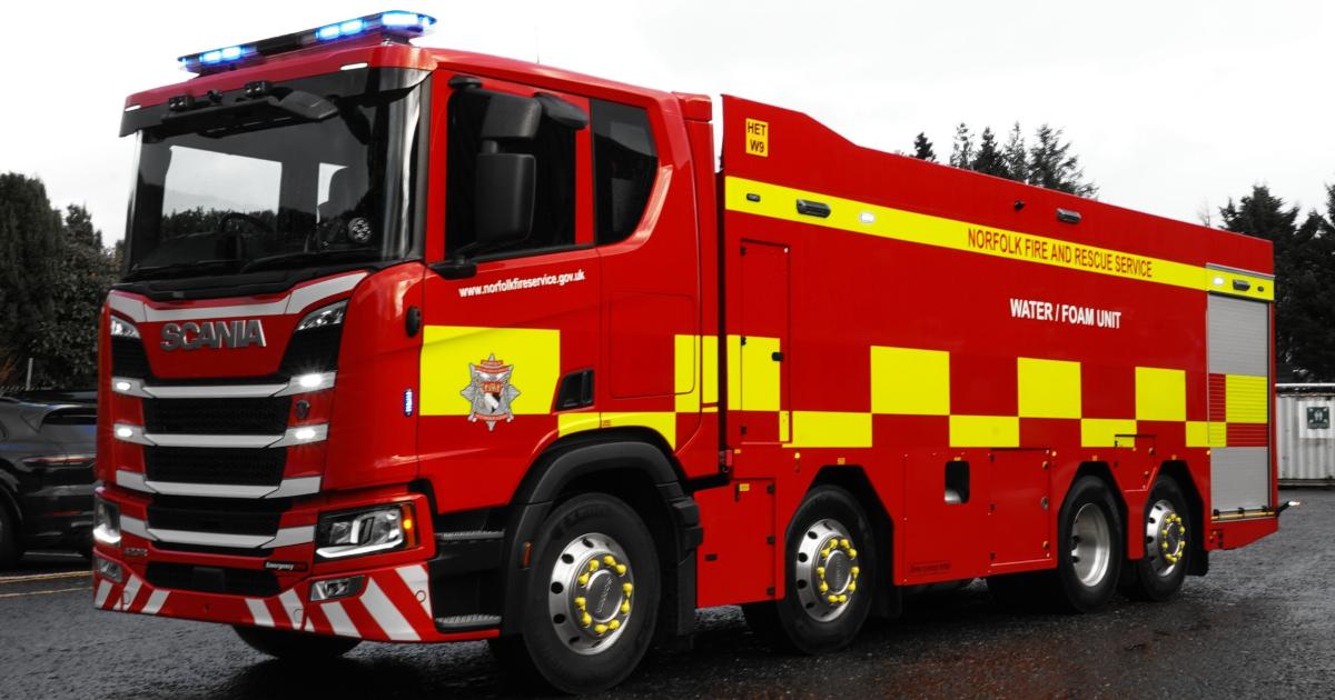 New specialist fire service vehicles for Norfolk - Norfolk County Council